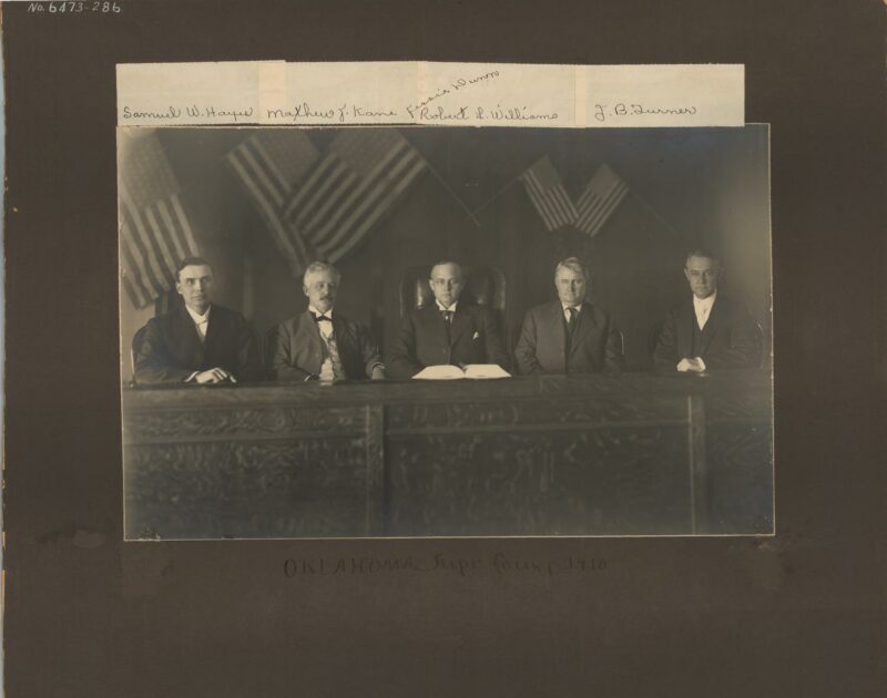 History and Traditions – Oklahoma Supreme Court